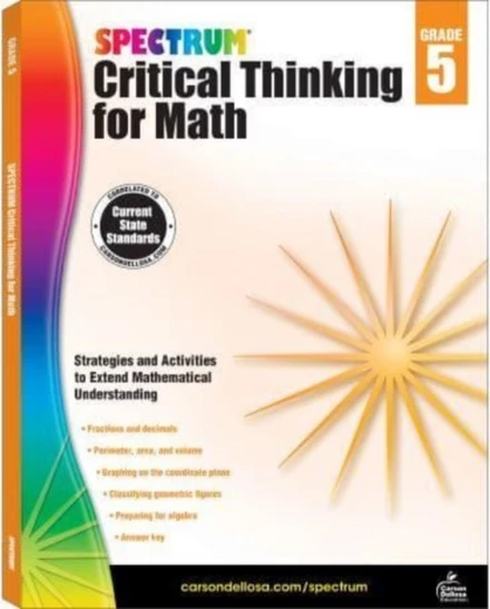 Spectrum Critical Thinking for Math, Grade 5 | BestPrice.gr