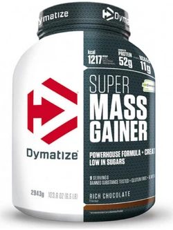Dymatize Super Mass Gainer Chocolate Πρωτεΐνη Όγκου Χωρίς Γλουτένη 2 ...