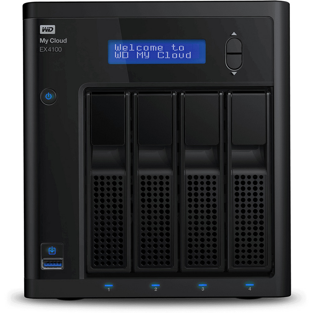 Western Digital My Cloud EX4100 NAS Tower με 4 Θέσεις για HDD και 2 ...