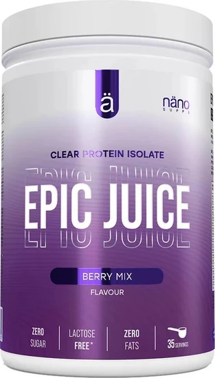 Nano Supps Clear Isolate Epic Juice Berry Mix Πρωτεΐνη Ορού Γάλακτος ...