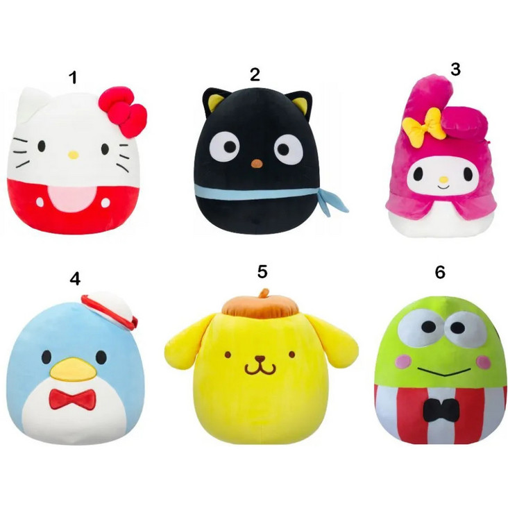 Jazwares Squishmallows Sanrio Hello Kitty & Friends Διάφορα Σχέδια 20cm ...