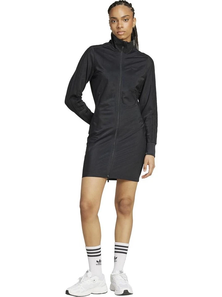 Adidas Tiro Q4 Cut 3-Stripes Mini Αθλητικό Φόρεμα Βελούδινο Μαύρο ...