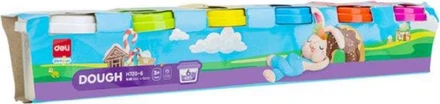 Deli Genius Soft Dough Basic Colours Πλαστοζυμαράκια 6τμχ | BestPrice.gr