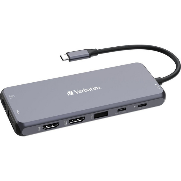 Verbatim Pro USB-C Docking Station με HDMI 4K PD Ethernet | BestPrice.gr