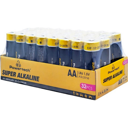 Powertech Super Alkaline AA 32τμχ | BestPrice.gr