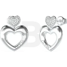 Guess Γυναικεία Σκουλαρίκια Κρεμαστά από Ατσάλι Επιχρυσωμένα με Ζιργκόν ...