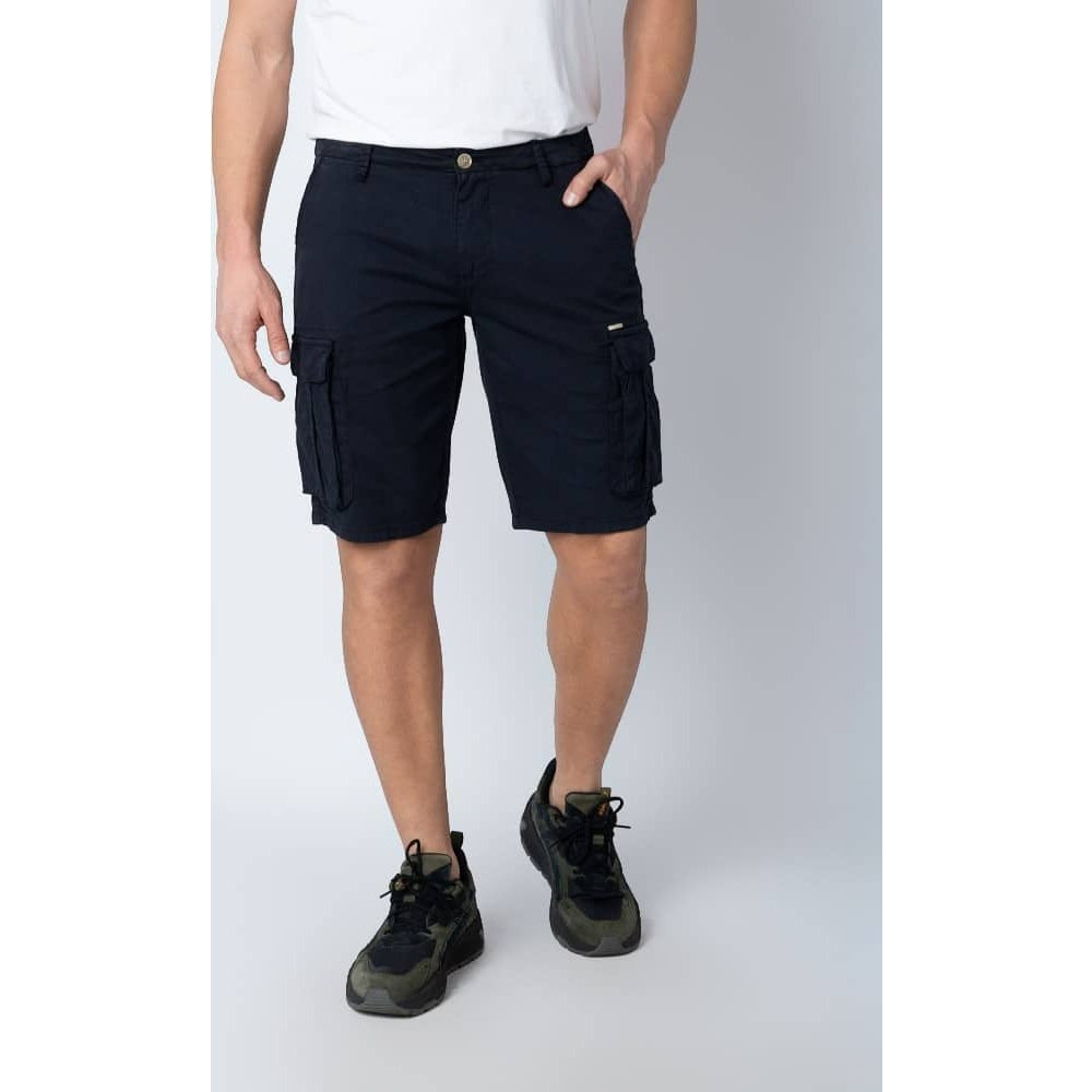 Frank Tailor Ανδρική Βερμούδα Cargo Navy Μπλε JP136-BL | BestPrice.gr