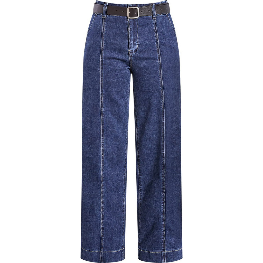 Celestino Ψηλόμεσο Γυναικείο Τζιν Παντελόνι Relaxed Εφαρμογή Μπλε ...