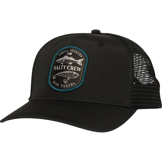 Salty Crew Ανδρικό Καπέλο Jockey με Δίχτυ Snapback Υφασμάτινο Μαύρο ...
