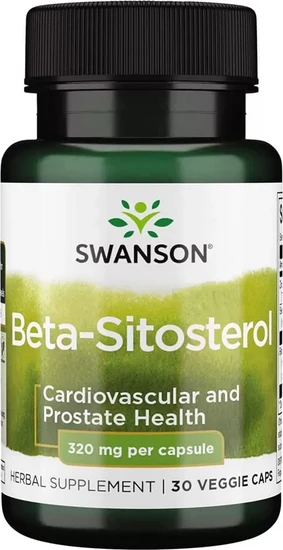 Swanson Beta-Sitosterol 320mg 30 Κάψουλες | BestPrice.gr