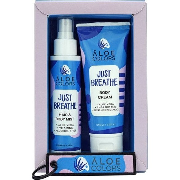 Aloe+ Colors Just Breathe Hair & Body Mist 100ml + Body Cream 100ml ...