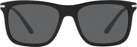 Prada PR 18WS 1AB731 Ανδρικά Γυαλιά Ηλίου Τετράγωνα Κοκάλινα Μαύρα με ...