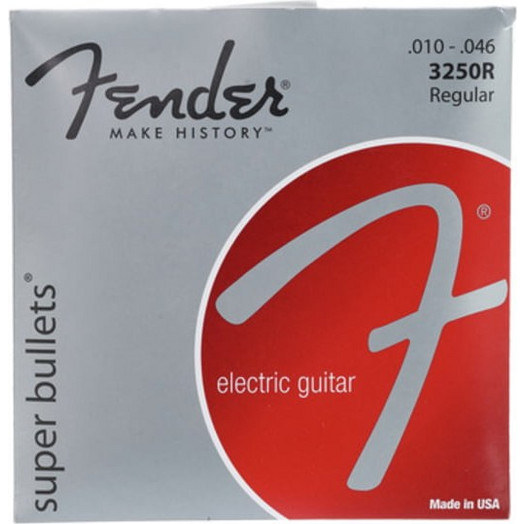Fender Super Bullet Bullet End 3250R Χορδές Ηλεκτρικής Κιθάρας 10-46 ...