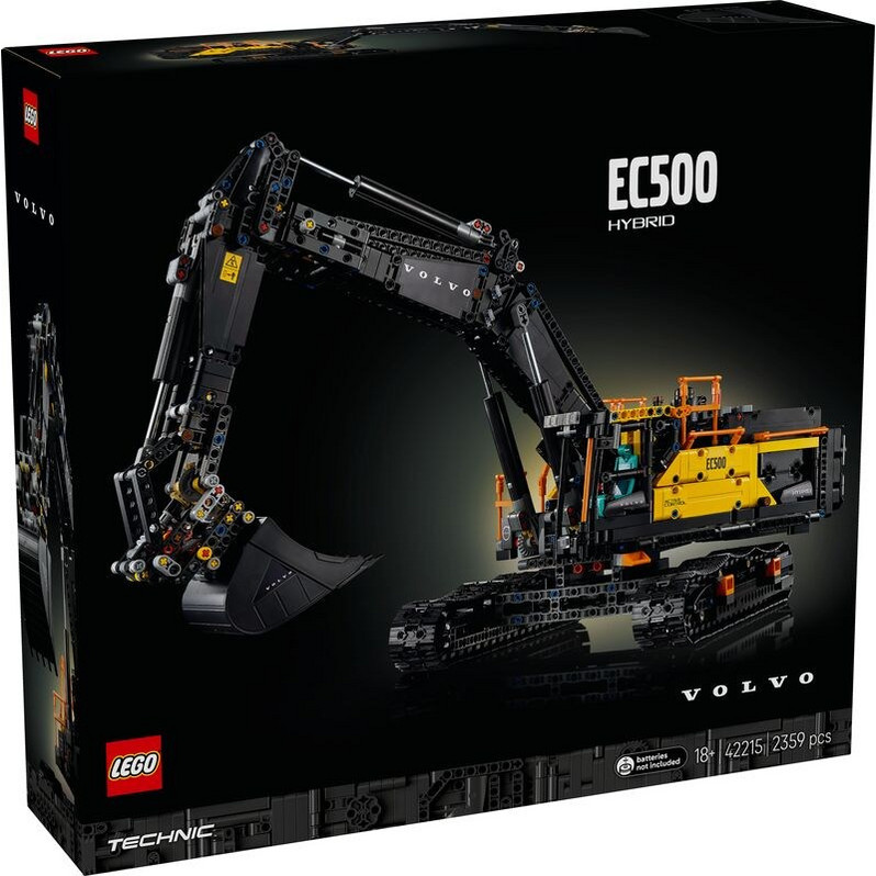 Lego Technic Volvo EC500 Hybrid Excavator για 18+ Ετών 42215 | BestPrice.gr