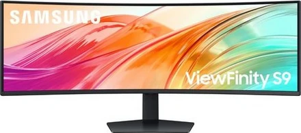 Samsung ViewFinity S9 S95UF Ultrawide VA HDR Curved Gaming Monitor 49 ...
