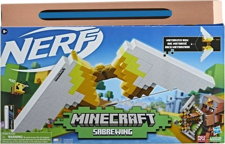 Hasbro Παιχνιδολαμπάδα Nerf Minecraft Sabrewing | BestPrice.gr