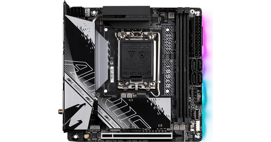 Gigabyte B760I Aorus Pro DDR4 Motherboard Mini ITX με Intel 1700 Socket ...
