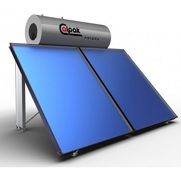 Calpak Prisma Ηλιακός Θερμοσίφωνας 200lt 4m² Glass Τριπλής Ενέργειας ...