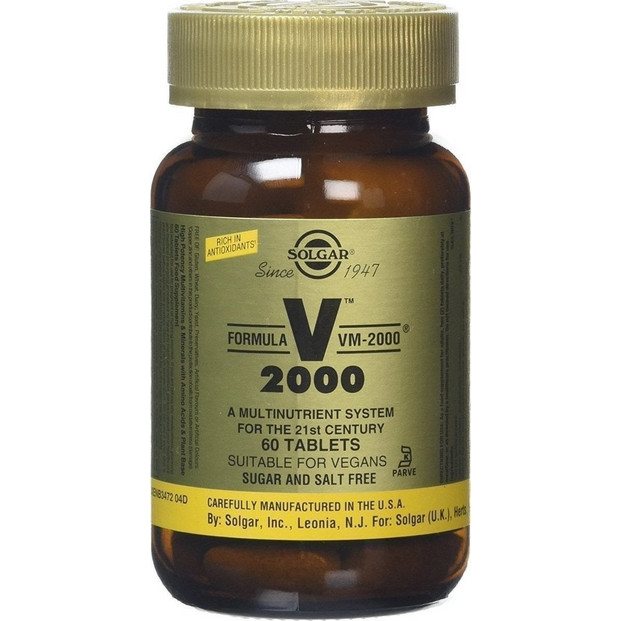 Solgar Formula VM-2000 60 Ταμπλέτες | BestPrice.gr