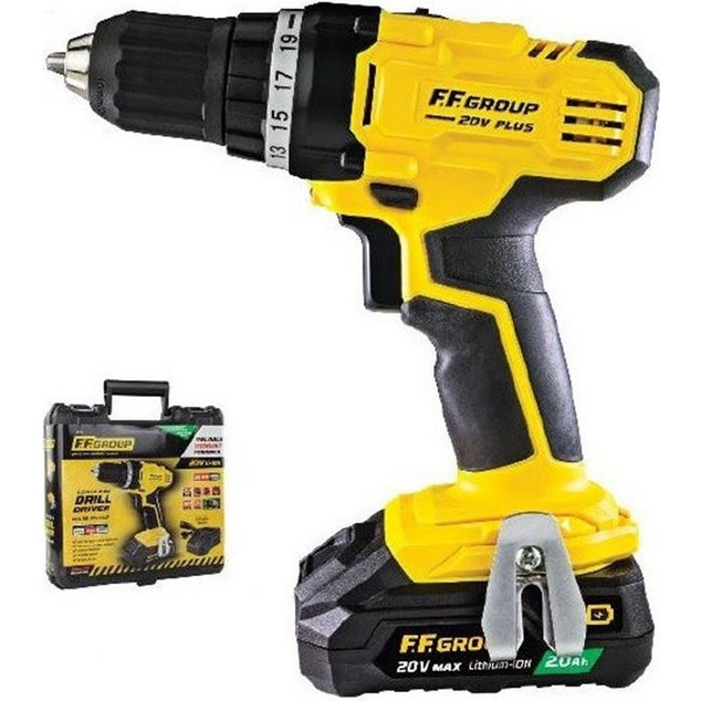 F.F. Group CDD/35 Δραπανοκατσάβιδο Μπαταρίας 20V 1x2Ah | BestPrice.gr