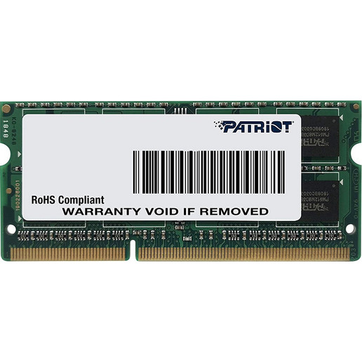 Patriot Signature 4GB (1X4GB) DDR3 RAM 1600MHz SoDimm PSD34G1600L81S ...