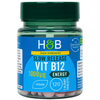 Holland & Barrett Vit B12 1000μg 120 Ταμπλέτες | BestPrice.gr
