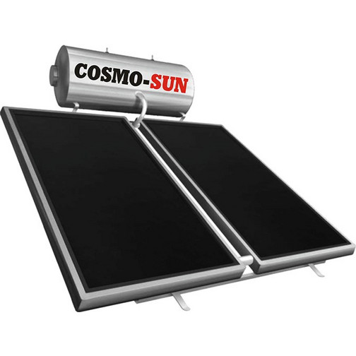 Cosmosun Ηλιακός Θερμοσίφωνας 200lt 3m² Inox Τριπλής Ενέργειας ...