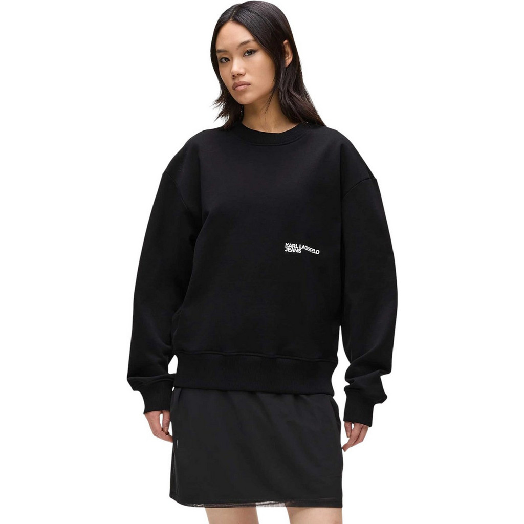 Karl Lagerfeld Γυναικείο Φούτερ Oversized Μαύρο A4W20006-999 | BestPrice.gr