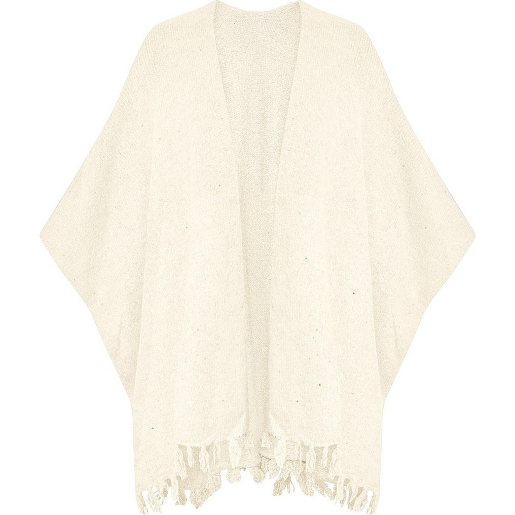 Celestino Γυναικεία Ζακέτα Πόντσο Κοντή Εκρού WT673.9905 | BestPrice.gr