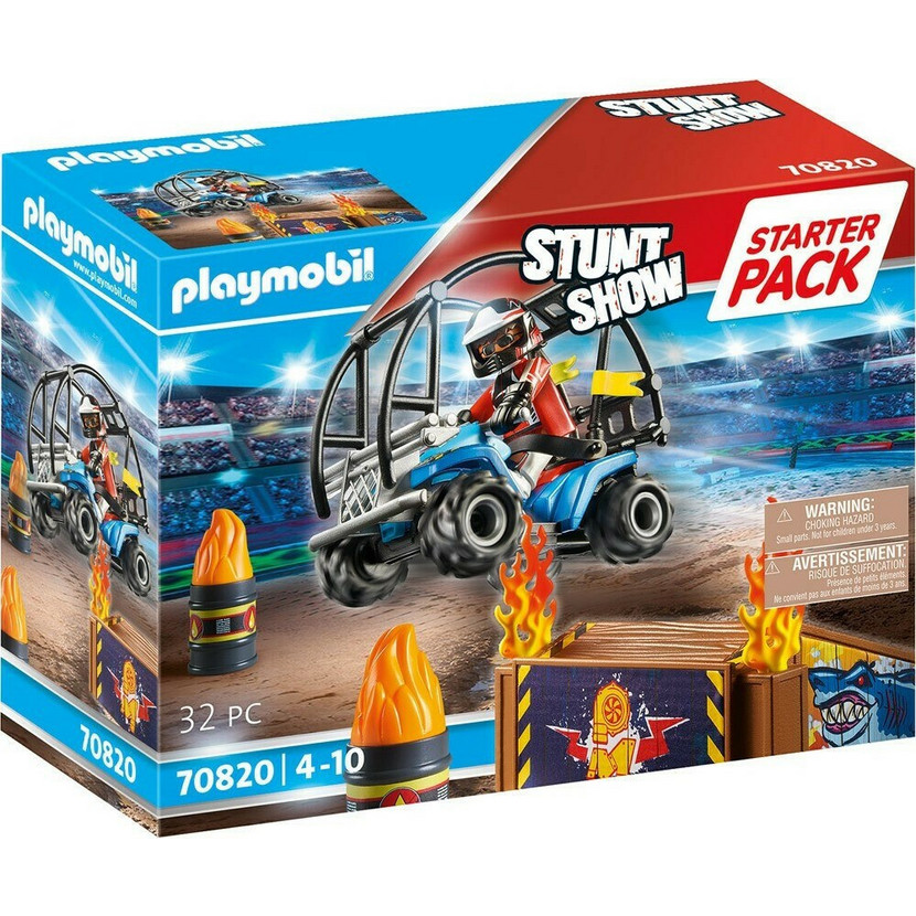 Playmobil Stuntshow Starter Pack Ακροβατικά με Γουρούνα για 4-10 Ετών ...