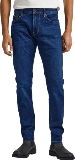 Pepe Jeans Ανδρικό Τζιν Παντελόνι Κανονική Εφαρμογή Μπλε PM206326WN94 ...