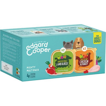 Edgard & Cooper Multipack with Chicken & Lamb 4x300gr | BestPrice.gr
