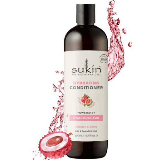 Sukin Lechee Hydrating Fruity Conditioner για Επανόρθωση για Ξηρά ...