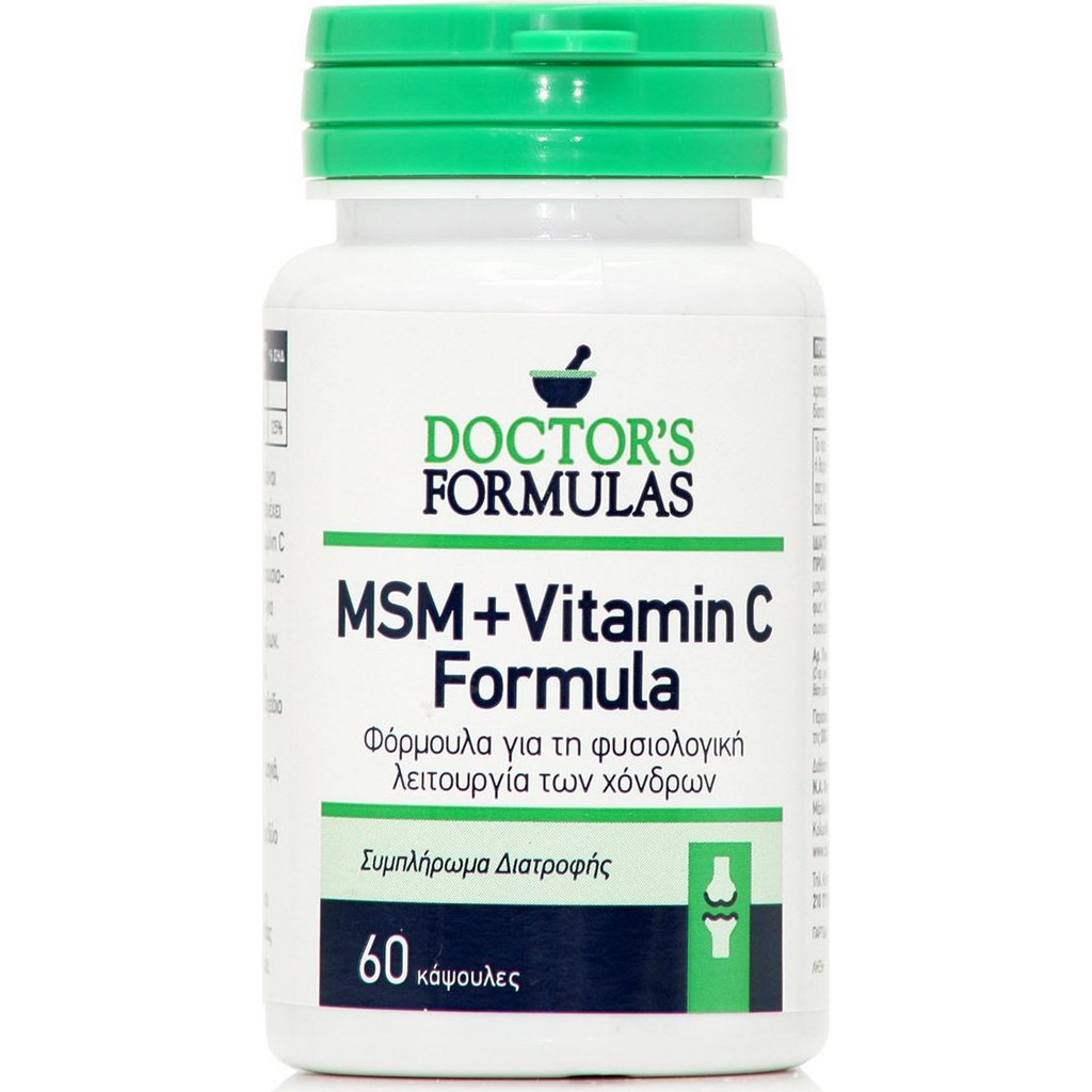 Doctor's Formulas MSM & Vitamin C Formula 60 Κάψουλες | BestPrice.gr