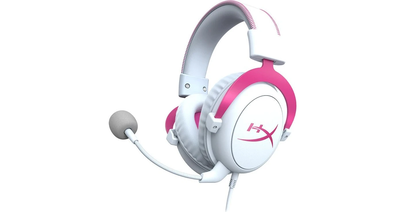 HyperX Cloud II Gaming Headset Over Ear White Pink | BestPrice.gr