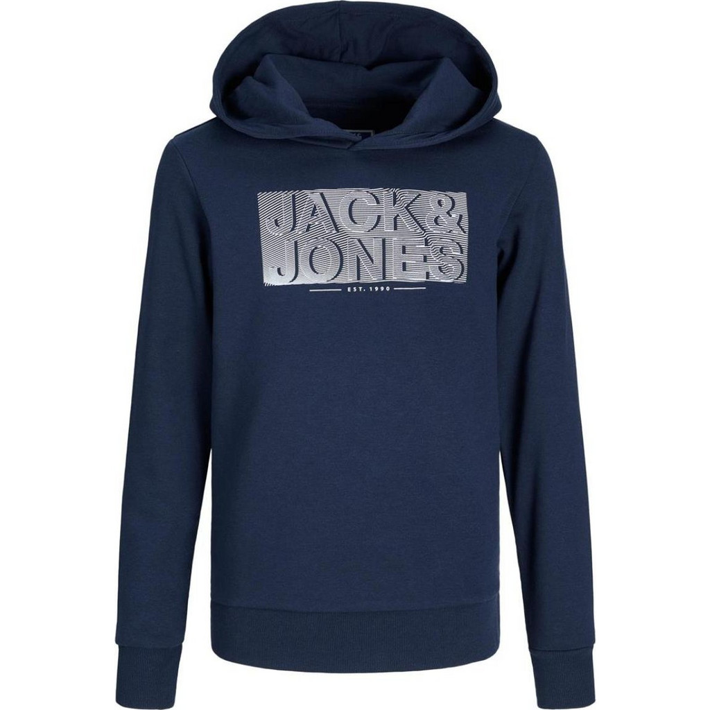 Jack & Jones Παιδικό Φούτερ με Κουκούλα Navy Μπλε 12237186 | BestPrice.gr