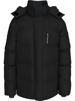 Calvin Klein Παιδικό Μπουφάν Χειμωνιάτικο Puffer Μαύρο IG0IG02730-0GJ ...