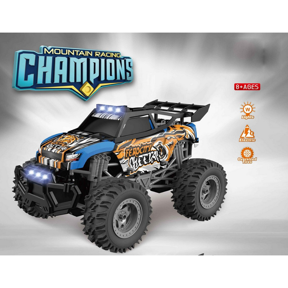 Blue Toys Monster Mountain Racing Τηλεκατευθυνόμενο Τζιπ 1:14 MKP676558 ...