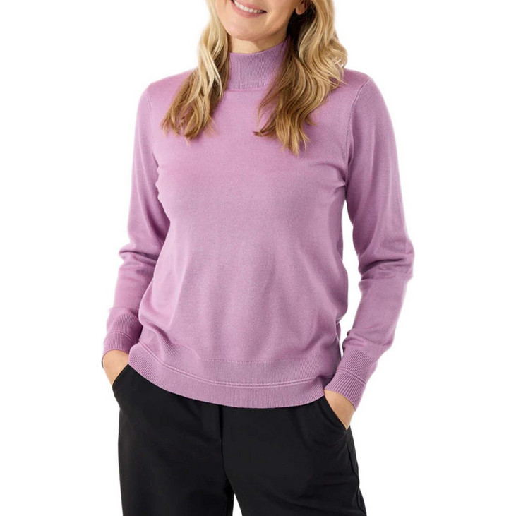 Jensen Γυναικεία Πλεκτή Μπλούζα Λιλά 214039-6101 | BestPrice.gr