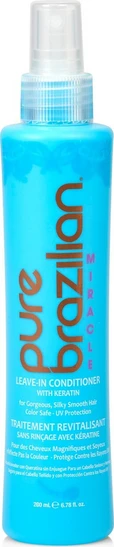 Pure Brazillian Miracle Leave In Conditioner Spray για Επανόρθωση 200ml ...