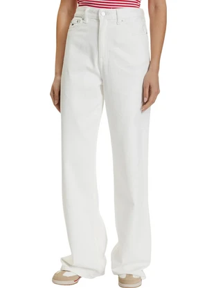 Tommy Jeans Izzie Ψηλόμεσο Γυναικείο Τζιν Παντελόνι Κανονική Εφαρμογή ...