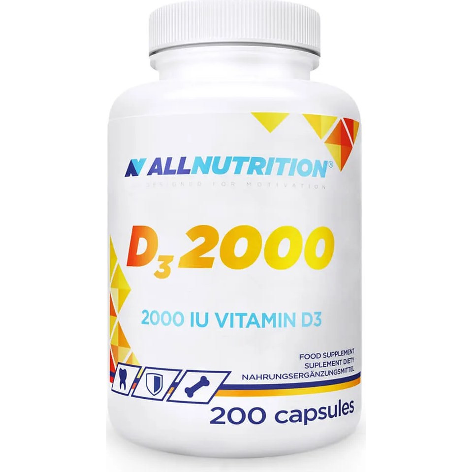 All Nutrition Vit D3 2000 200 Κάψουλες | BestPrice.gr