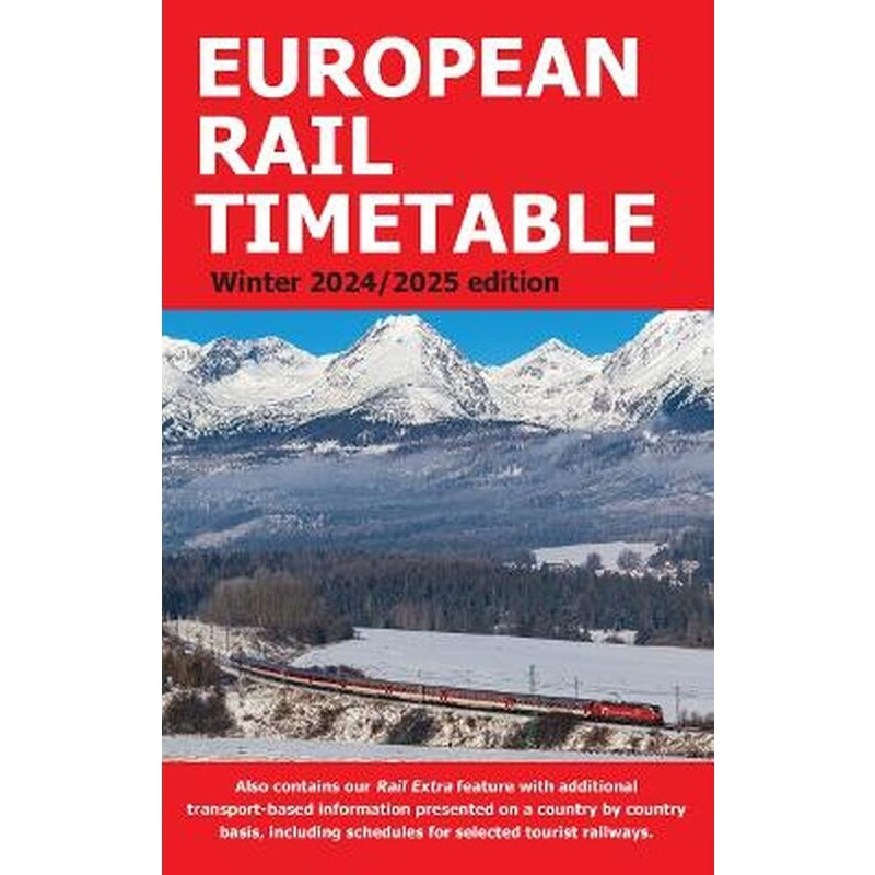 European Rail Timetable Winter 2024/2025 | BestPrice.gr