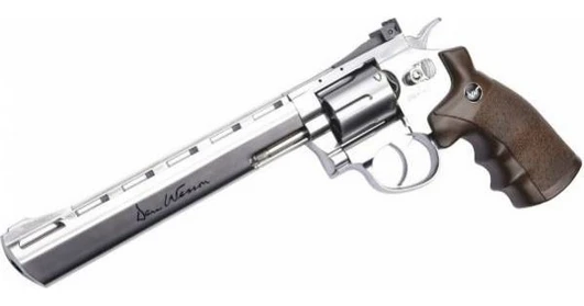 ASG Dan Wesson 8" Silver Αεροβόλo Πιστόλι CO2 BBs Μεταλλικό 4.5mm ...