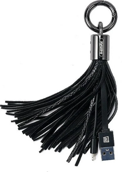 Remax RC-053i Keychain USB-A to Lightning Cable 0.08m Black RC-053I ...