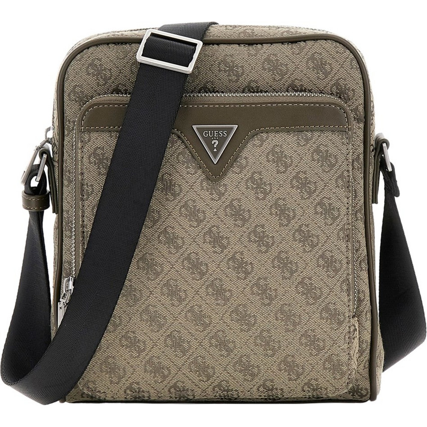 Guess Milano Ανδρική Τσάντα Ώμου / Χιαστί Καφέ HMMILJP4260-MLG ...