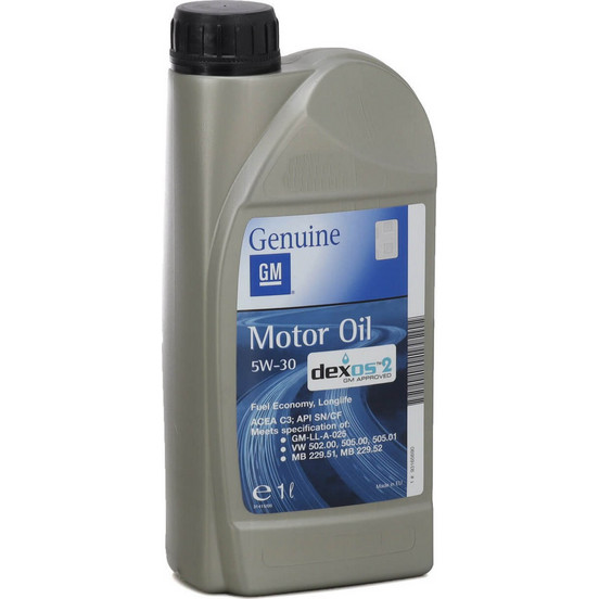 GM Motor Oil Dexos 2 Συνθετικό Λάδι Αυτοκινήτου 5W-30 1lt | BestPrice.gr
