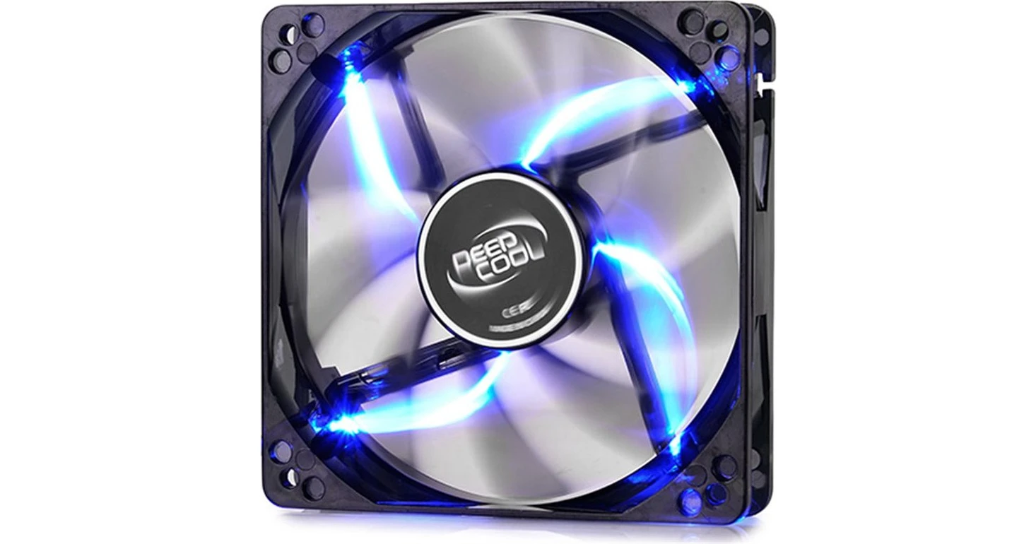 Deepcool Wind Blade Case Fan 120mm με Σύνδεση 3-Pin 4-Pin Molex Blue ...