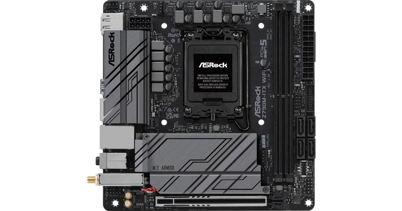 Asrock Z790M-ITX WiFi Motherboard Mini ITX με Intel 1700 Socket ...