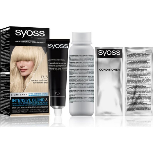 Syoss Intensive Blond 13-5 Platinum Lightener Μόνιμη Βαφή Μαλλιών ...